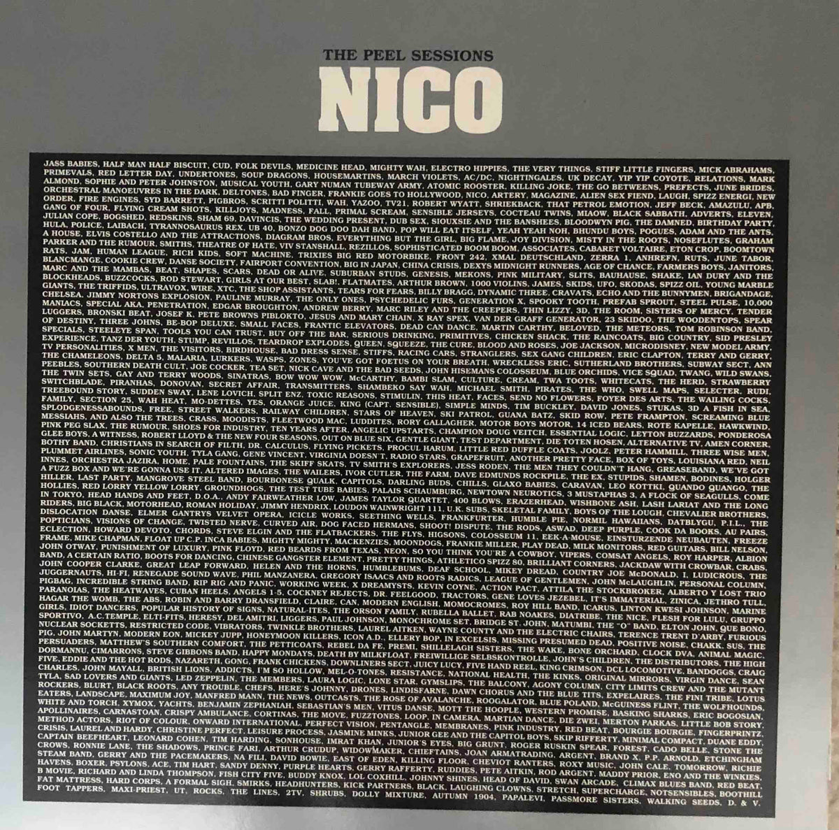 Nico - The Peel Sessions (12inch) — Dear Vinyl