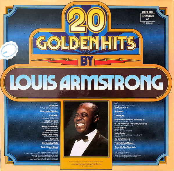 Louis Armstrong - 20 Golden hits — Dear Vinyl