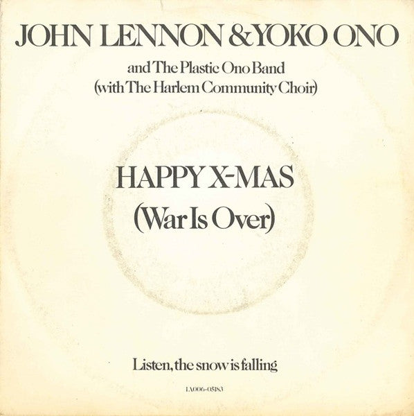 John Lennon & Yoko Ono - Happy X-Mas (7inch single) — Dear Vinyl