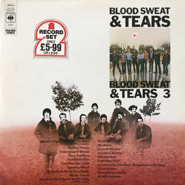 Blood, Sweat & Tears - Blood, Sweat & Tears 3 (2LP) — Dear Vinyl