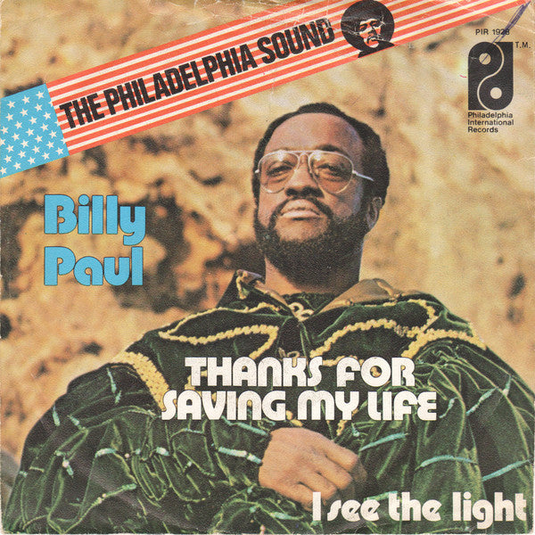 Billy Paul - Thanks for saving my life (7inch single) — Dear Vinyl