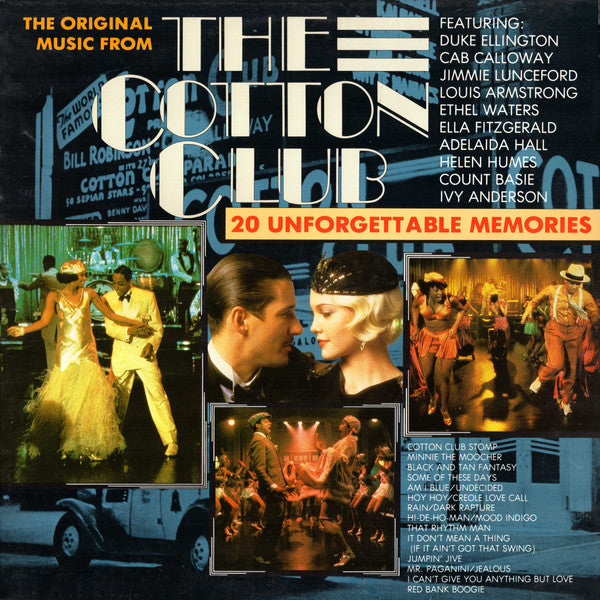 The Cotton Club - Original Soundtrack — Dear Vinyl