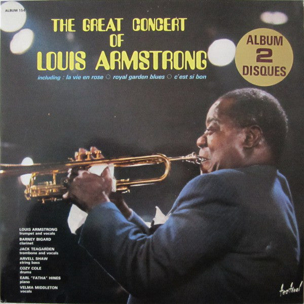 Louis Armstrong - The Great Concert of (2LP) — Dear Vinyl